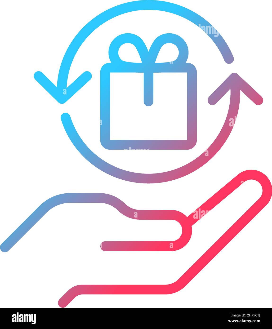 Gift economy gradient linear vector icon Stock Vector Image & Art - Alamy