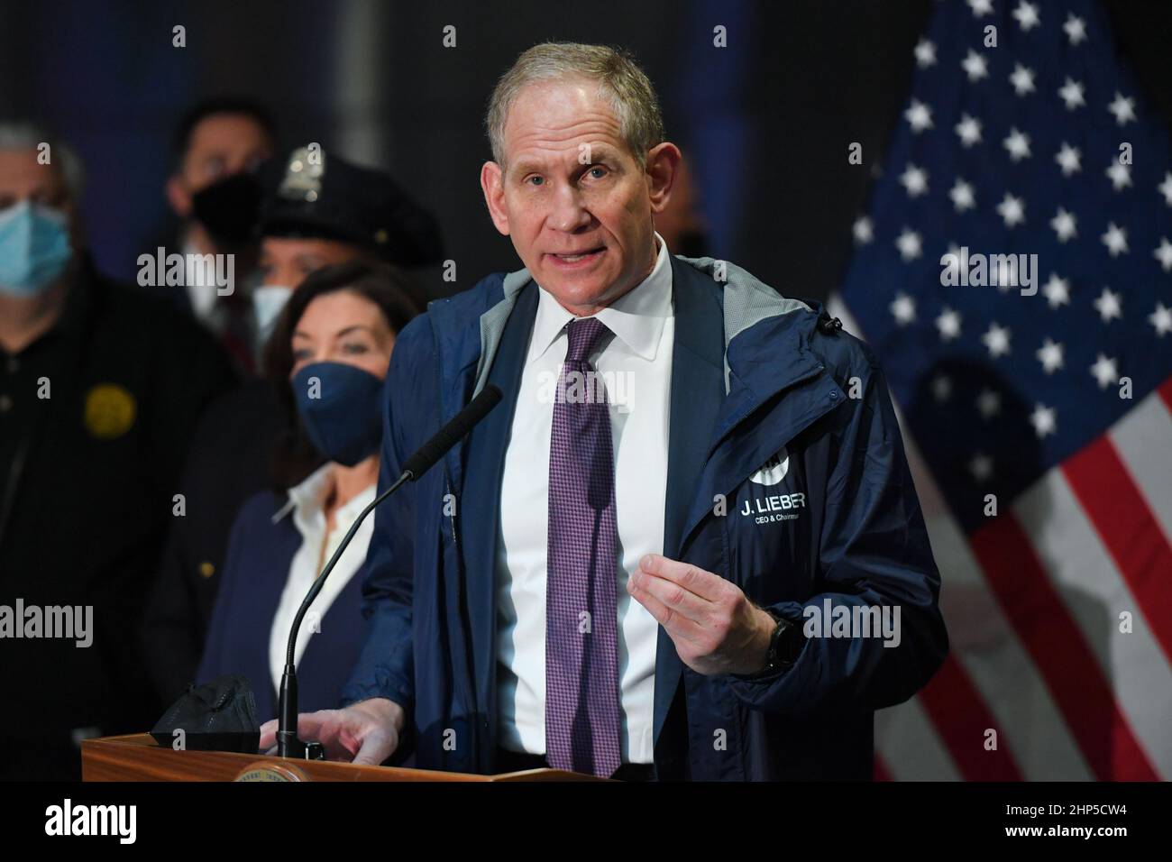Head of the Metropolitan Transportation Authority (MTA) John "Janno ...