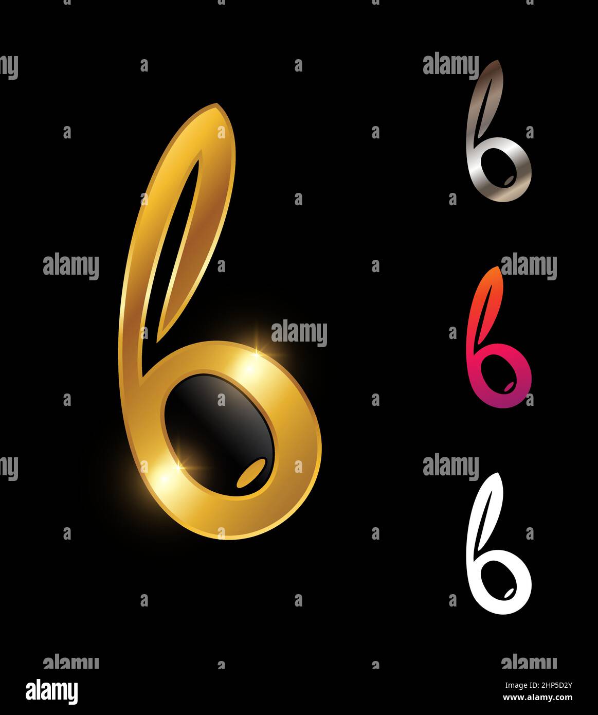 Letter logo monogram gold Stock Vector Images - Alamy