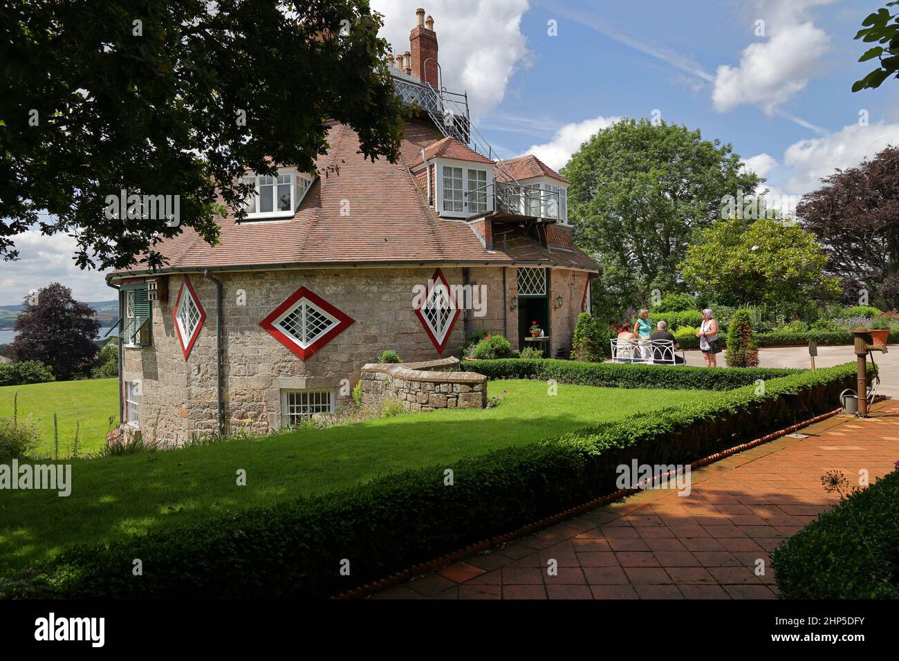 Views of Exmouth La ronde House in Devon in the summer Stock Photo - Alamy