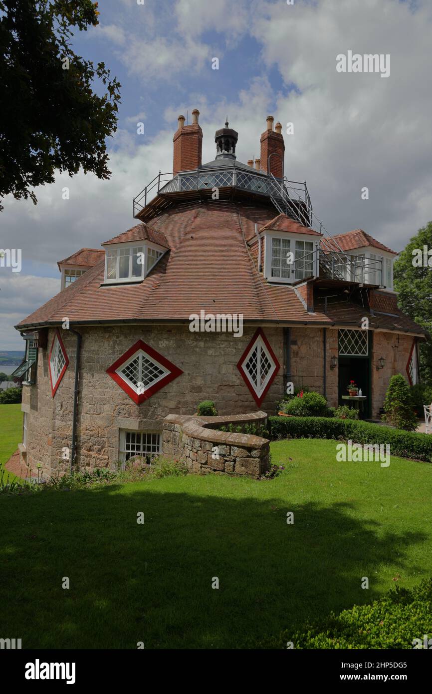 Views of Exmouth La ronde House in Devon in the summer Stock Photo - Alamy