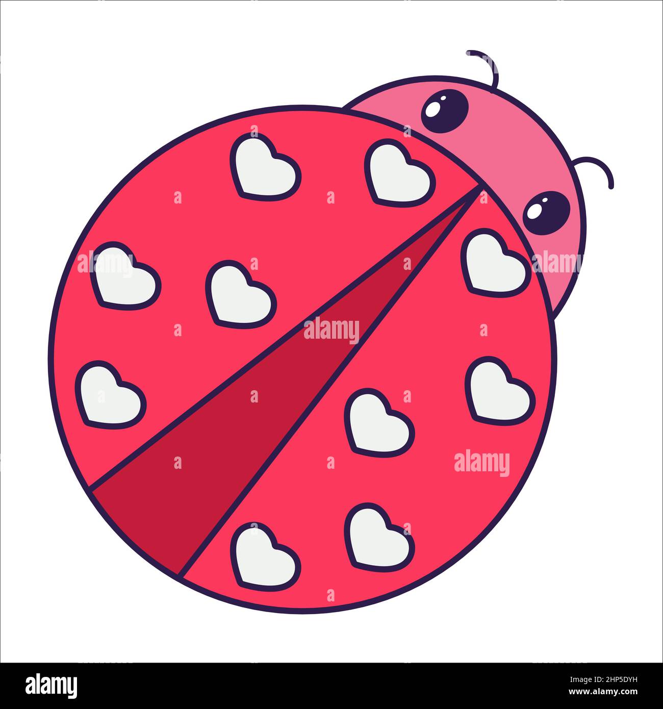 Pink Ladybug Clip Art