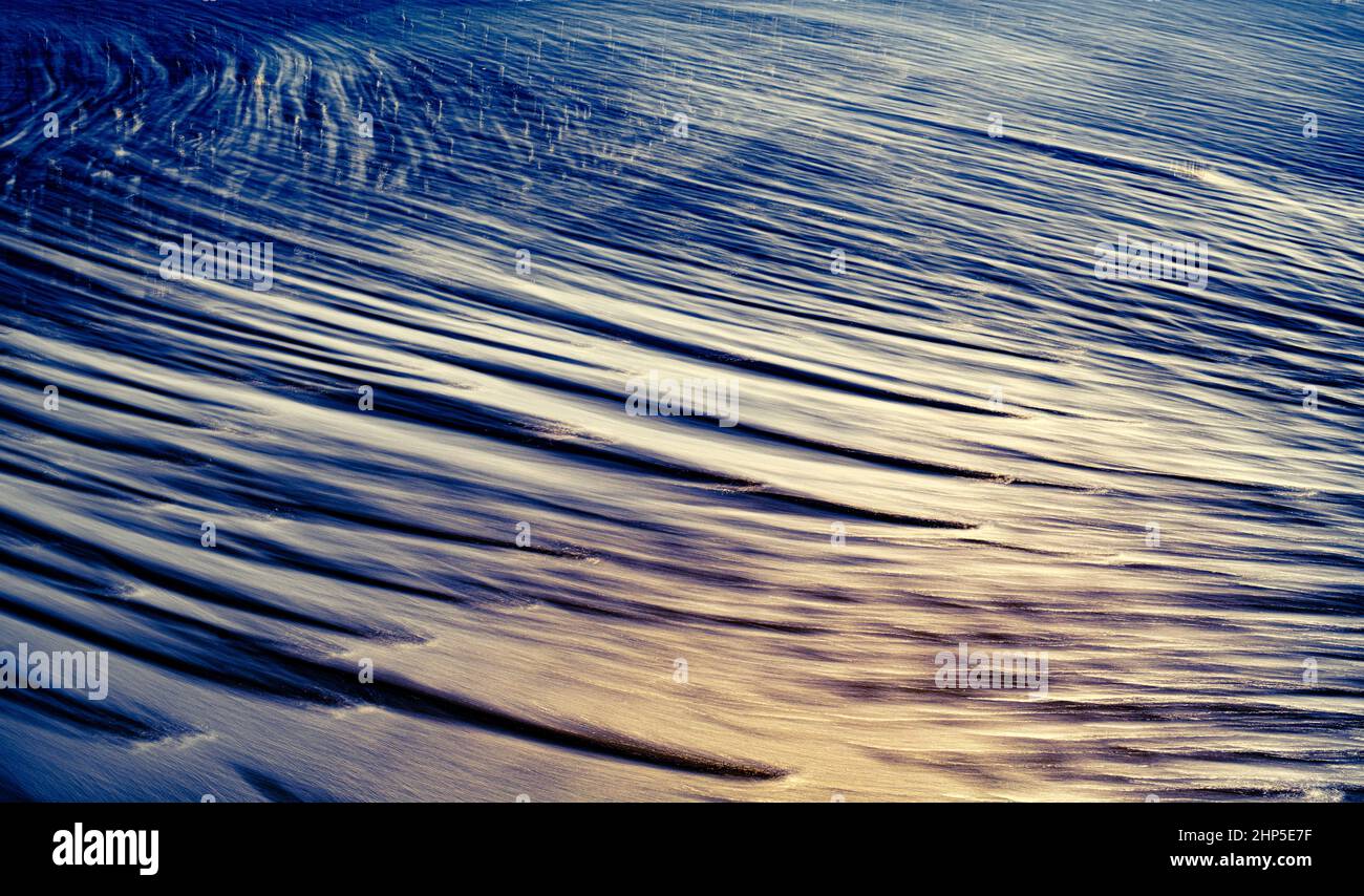 Beautiful shot of sea waves in long exposure Stock Photo - Alamy