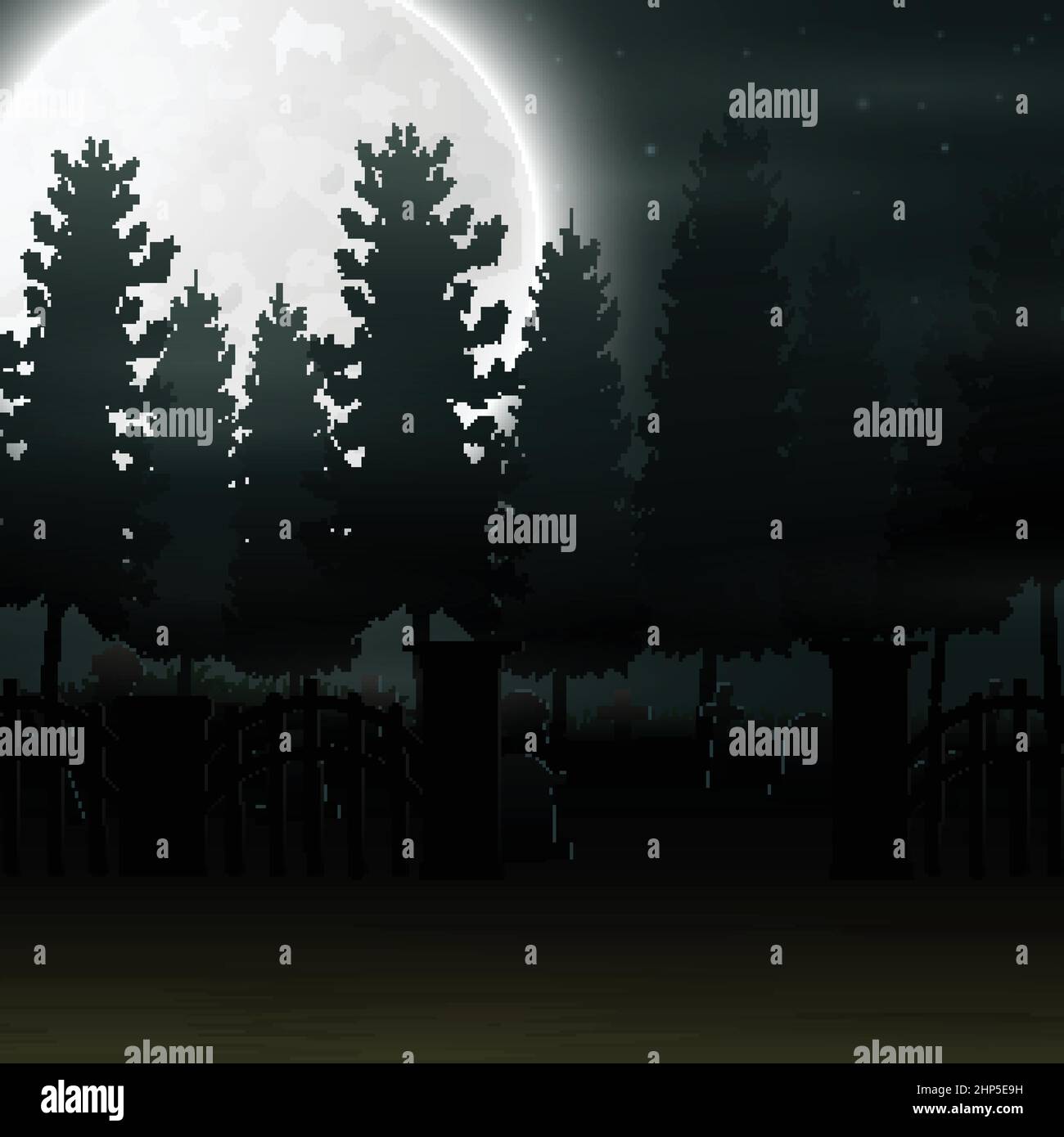 Full landscape view Stock Vector Images - Alamy