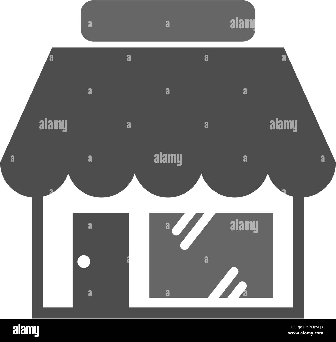 Store icon design shop Black and White Stock Photos & Images - Alamy