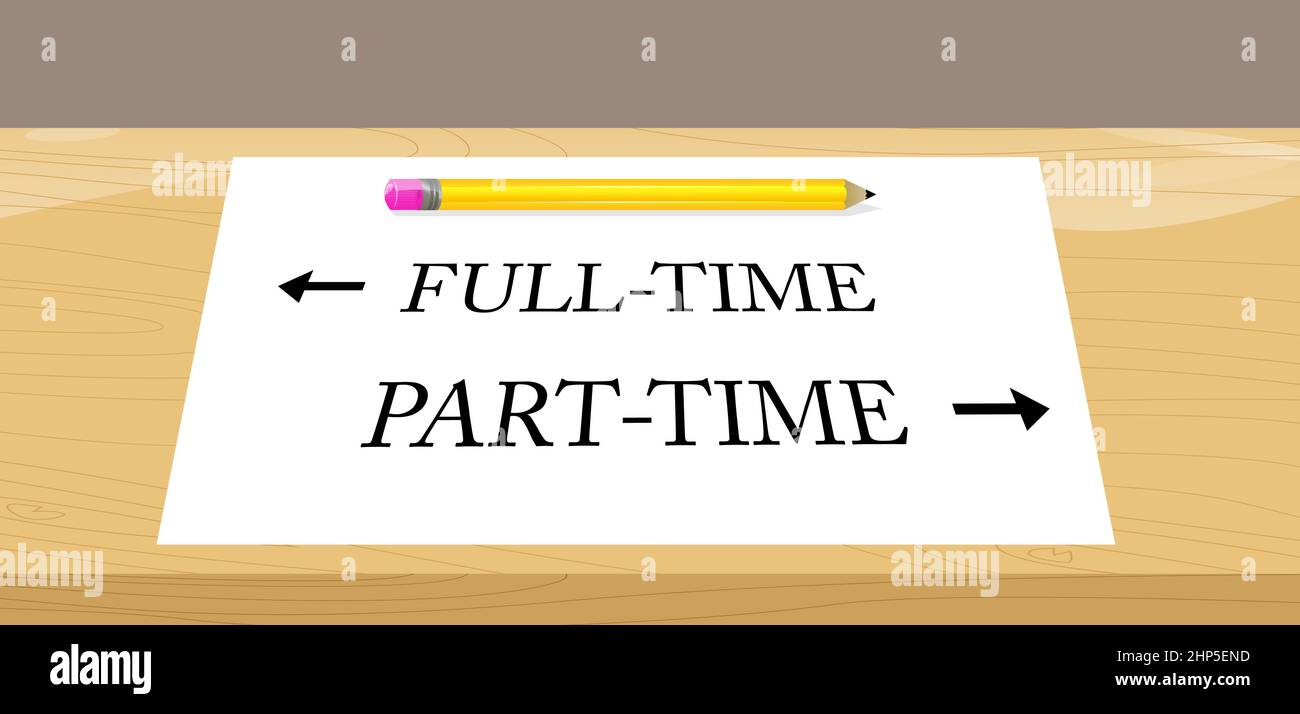 Benefits of part time job Stock Vector Images - Alamy