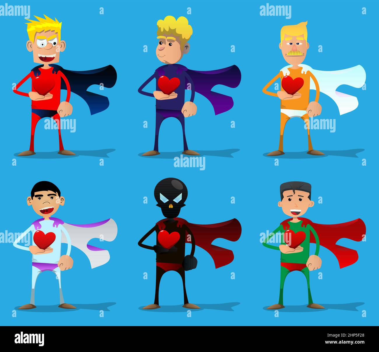 Hero couple Stock Vector Images - Alamy