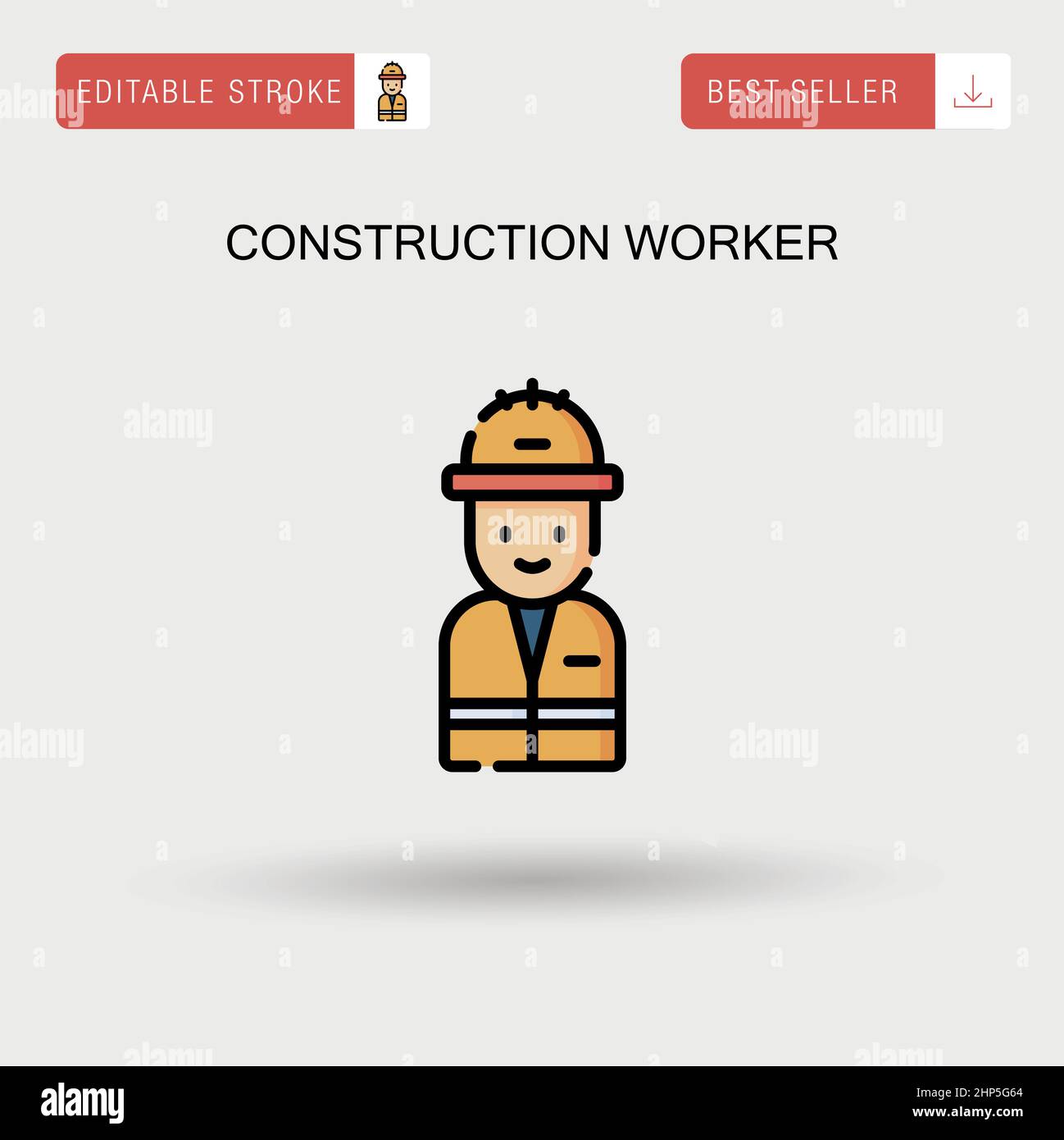 Construction project worker Stock Vector Images - Alamy