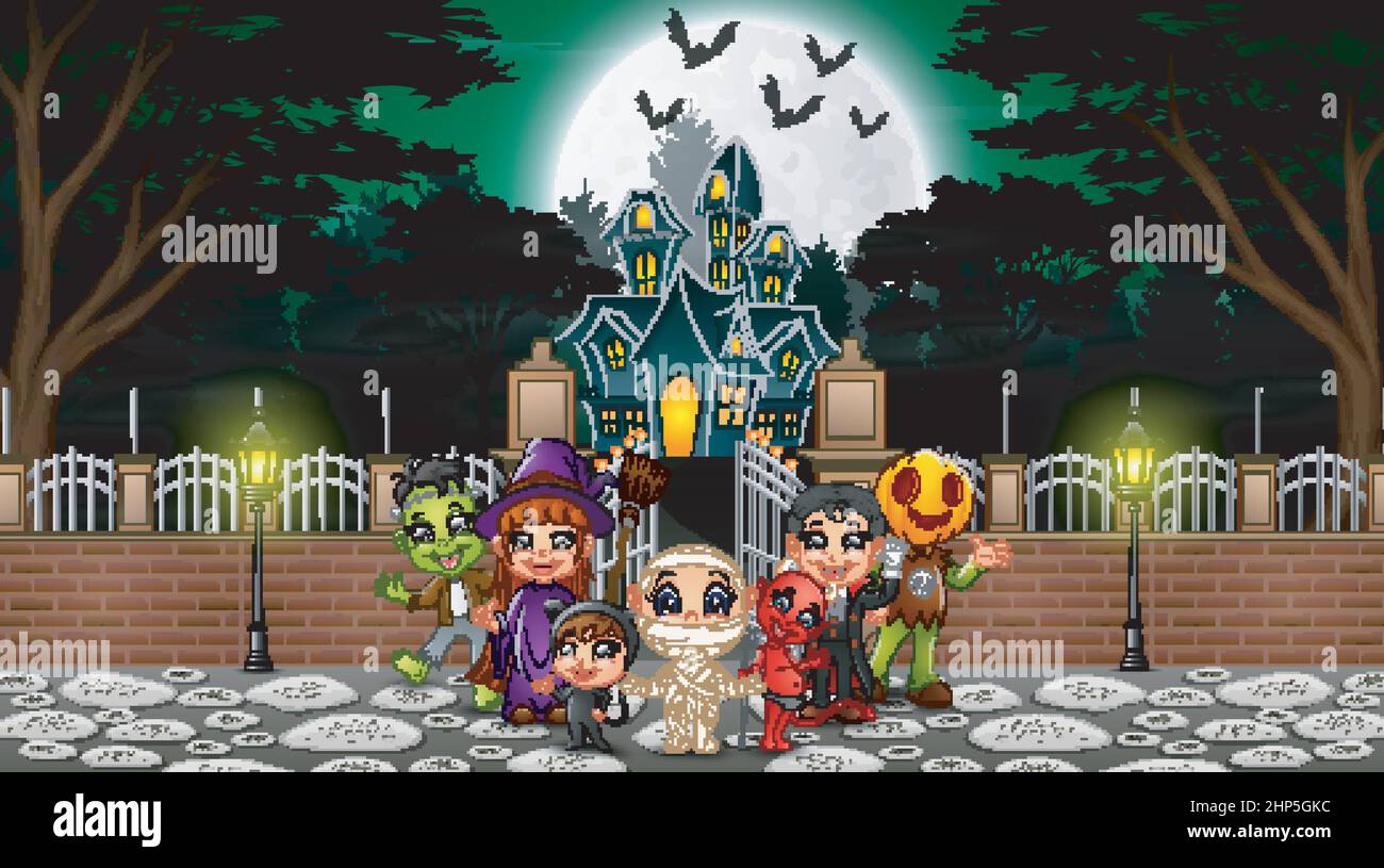 Devil house Stock Vector Images - Alamy