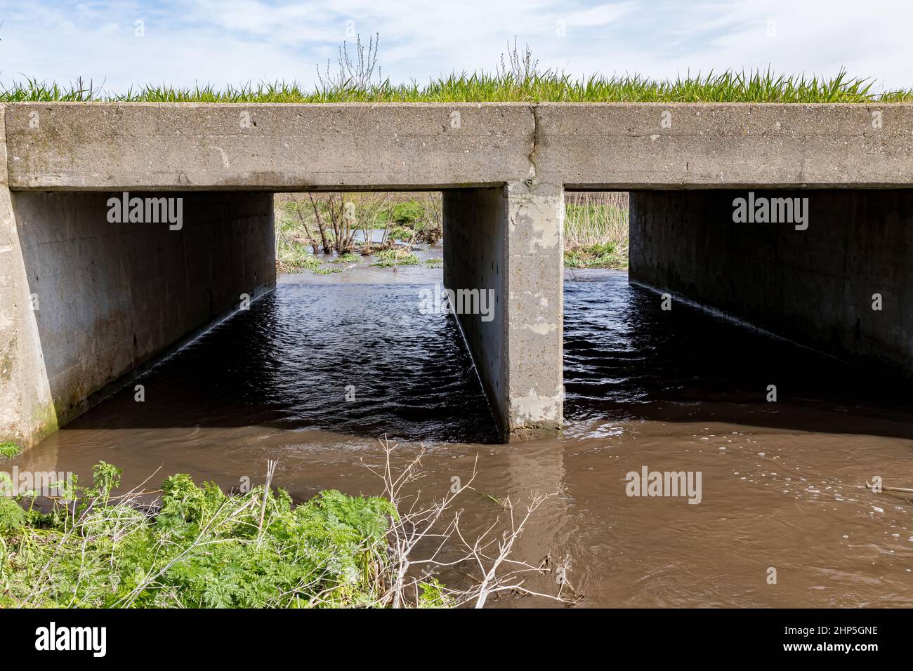 Concrete culvert under road hi-res stock photography and images - Alamy