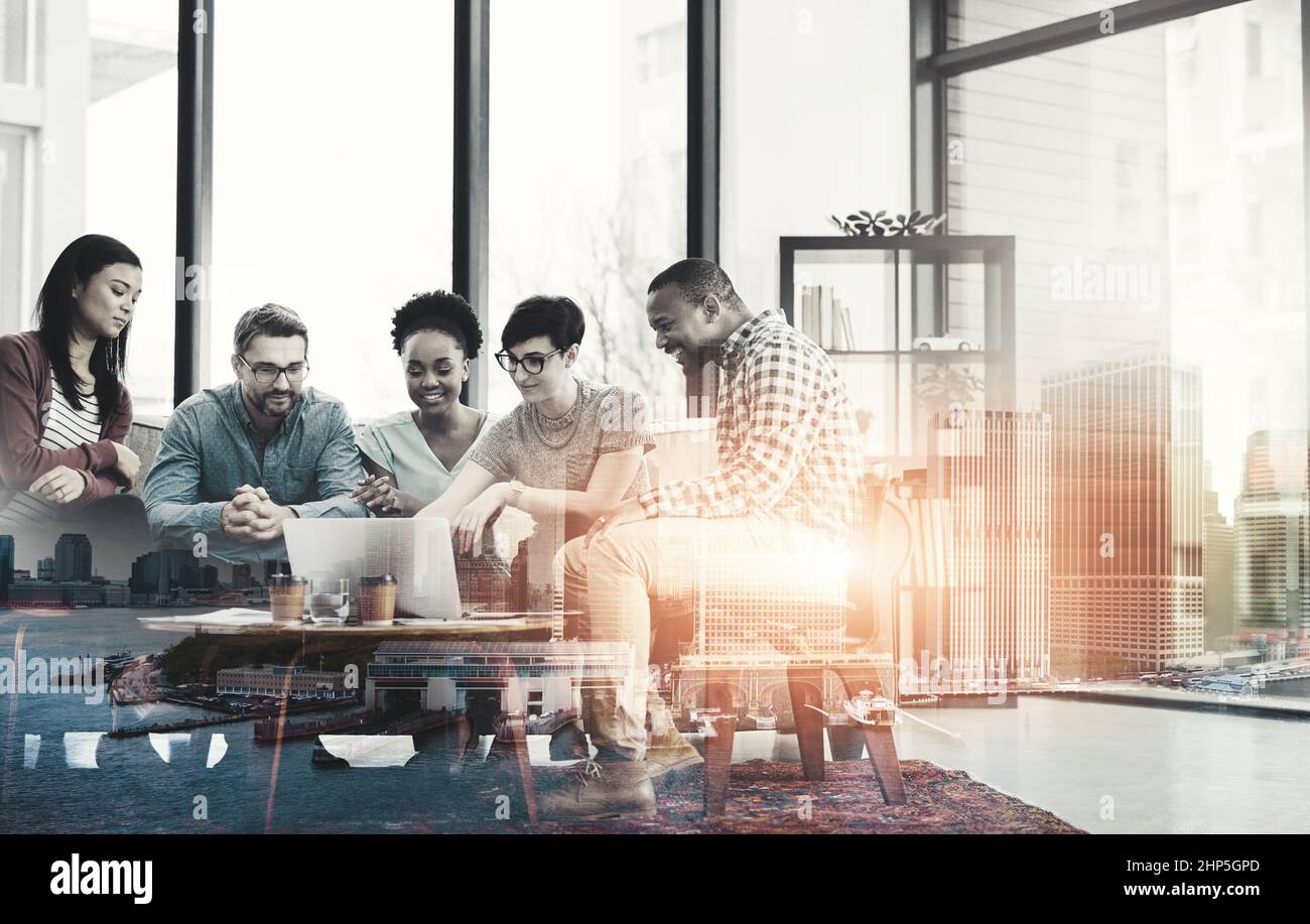 Tech enhanced collaboration hi-res stock photography and images - Alamy