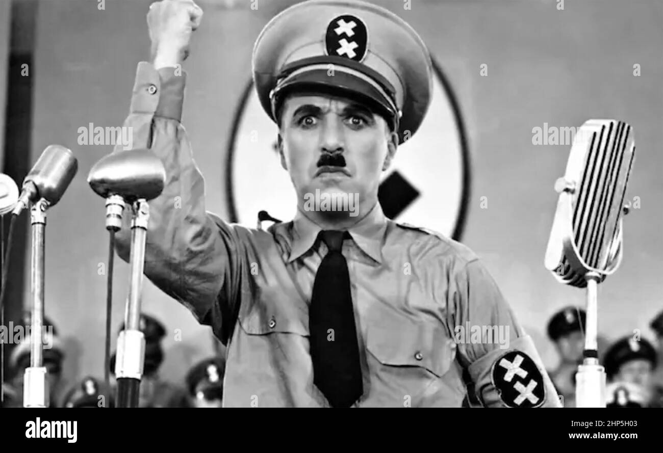 THE GREAT DICTATOR 1940 United Artists film with Charlie Chaplin Stock ...