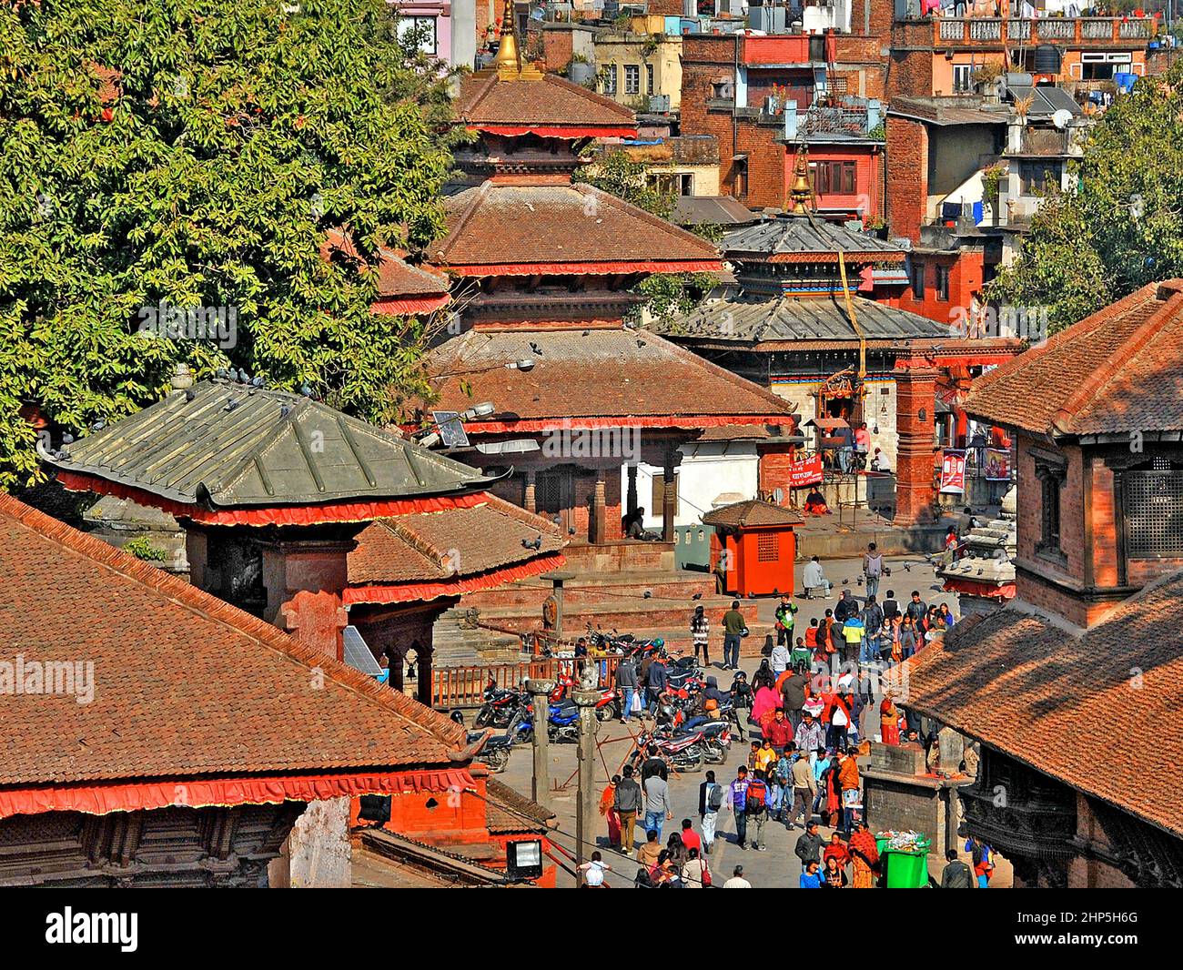 Temples Durbar Square Kathmandu Nepal Stock Photo Alamy