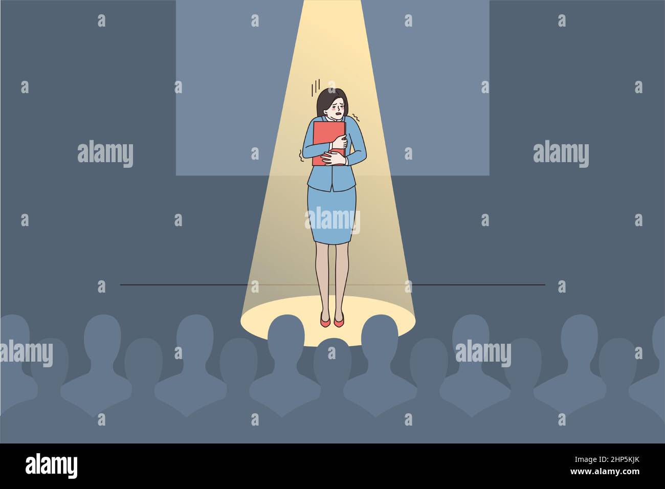 Nervous talk Stock Vector Images - Alamy