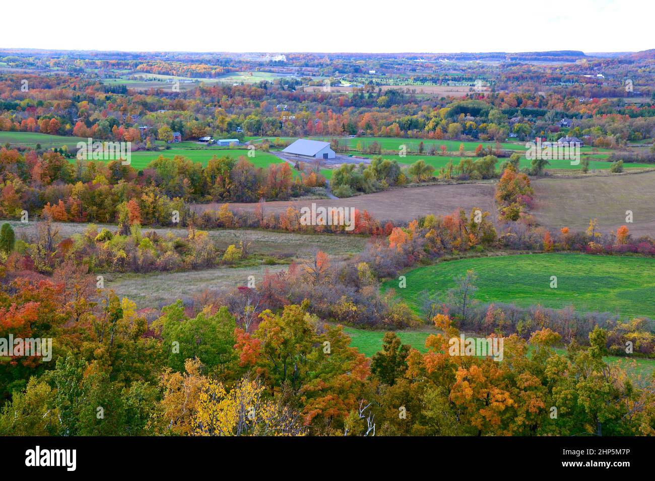Scenic Fall landscape viewed from lookout at Mount Nemo Stock Photo - Alamy