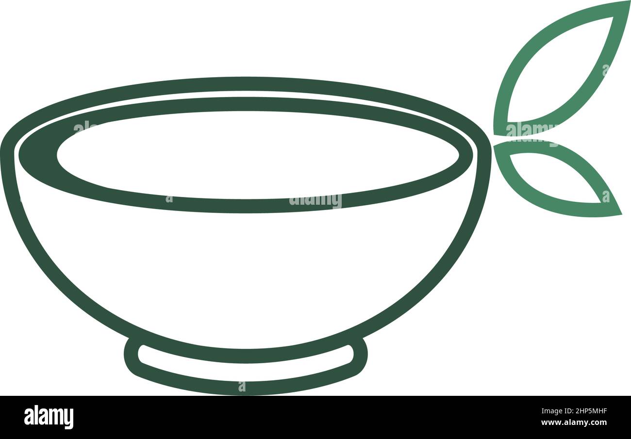 Bowl icon logo flat design template Stock Vector Image & Art - Alamy