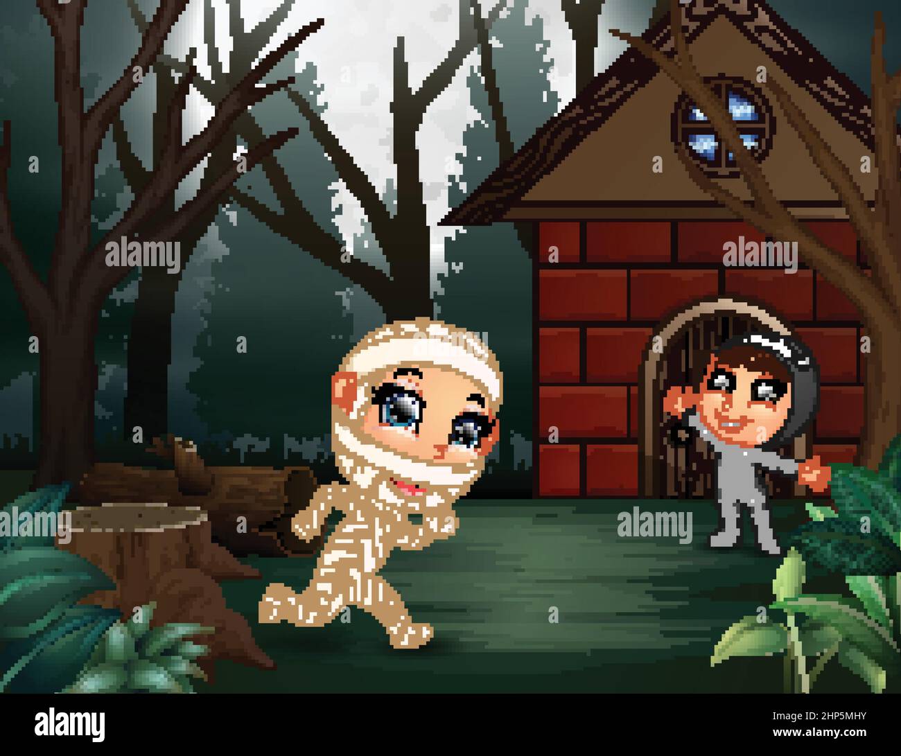 Playing with mummy Stock Vector Images - Alamy