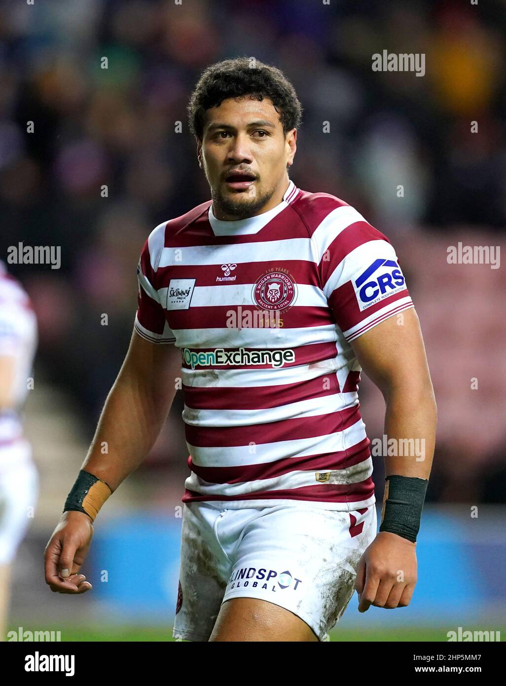Wigan Warriors' Patrick Mago during the Betfred Super League match at ...