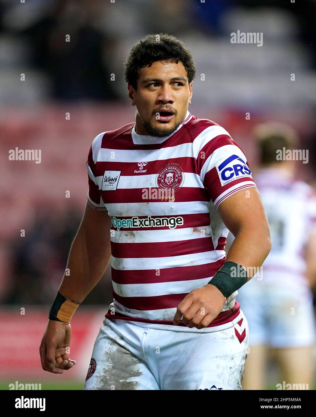 Wigan Warriors' Patrick Mago during the Betfred Super League match at ...