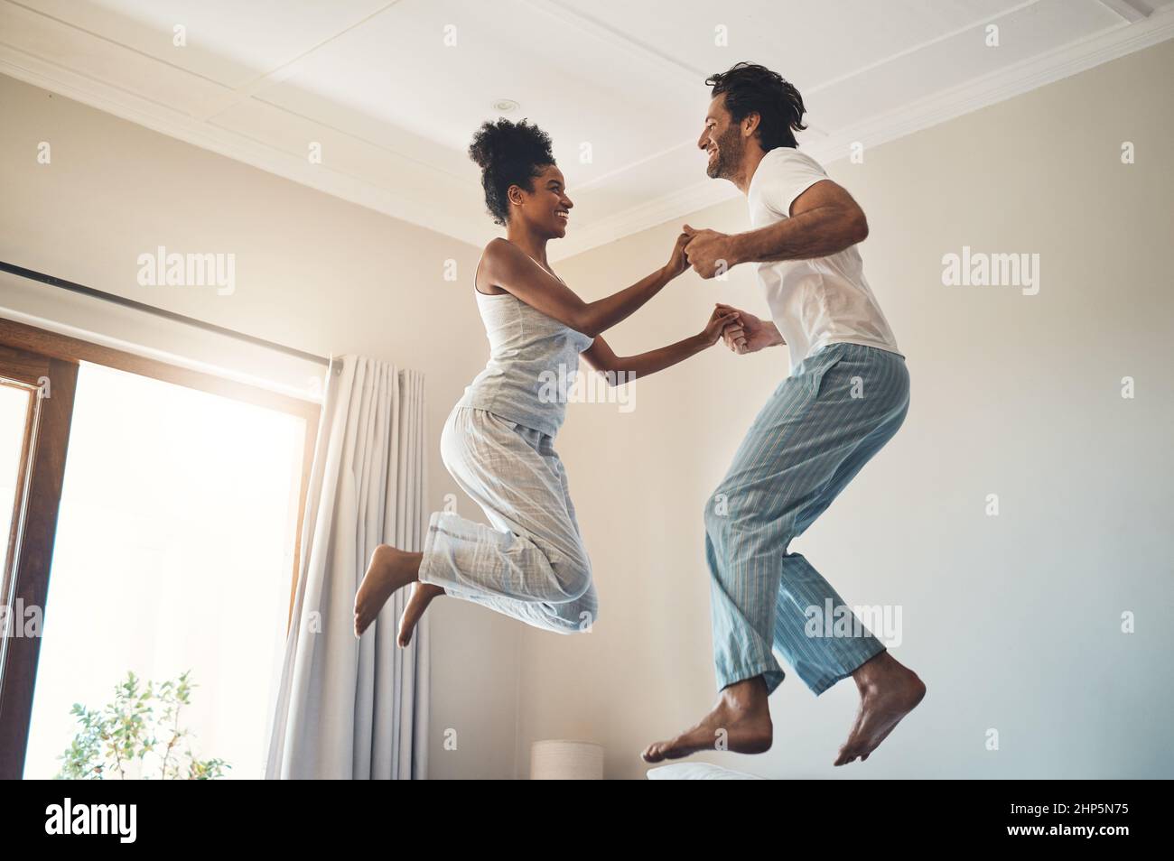 Taking each other to newer heights. Full length shot of an affectionate ...