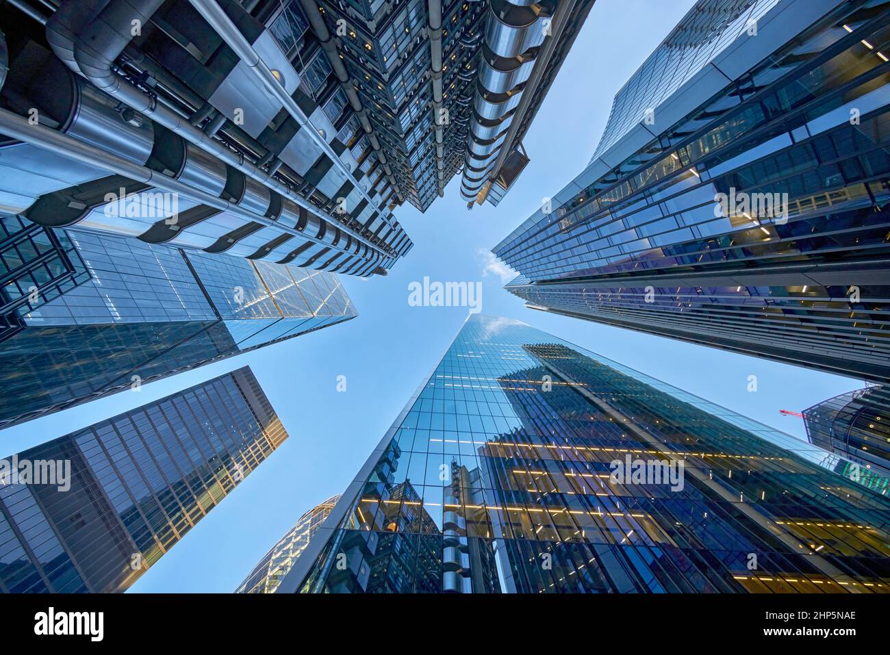 city of london glass buildings Stock Photo - Alamy