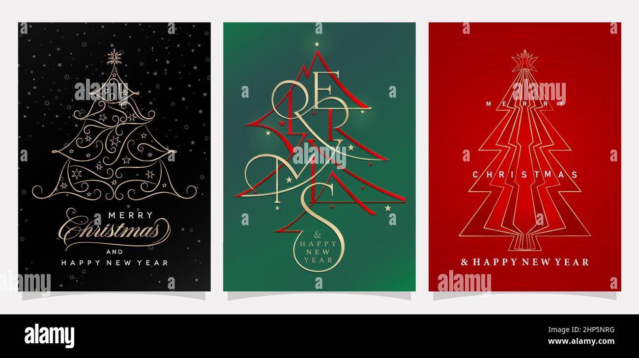 Xmas typography Stock Vector Images - Alamy
