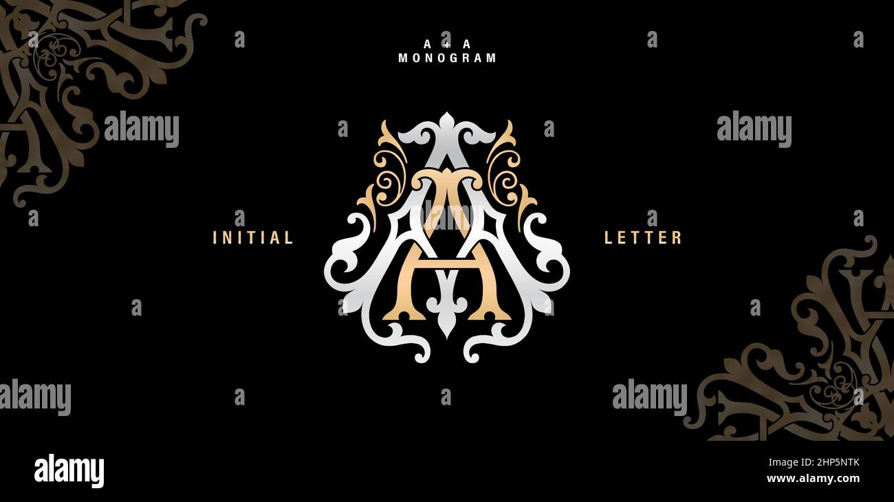 Vintage aa logo Stock Vector Images - Alamy