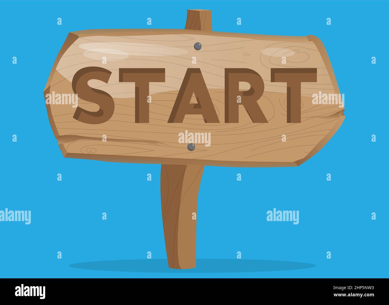 Starting mark Stock Vector Images - Alamy