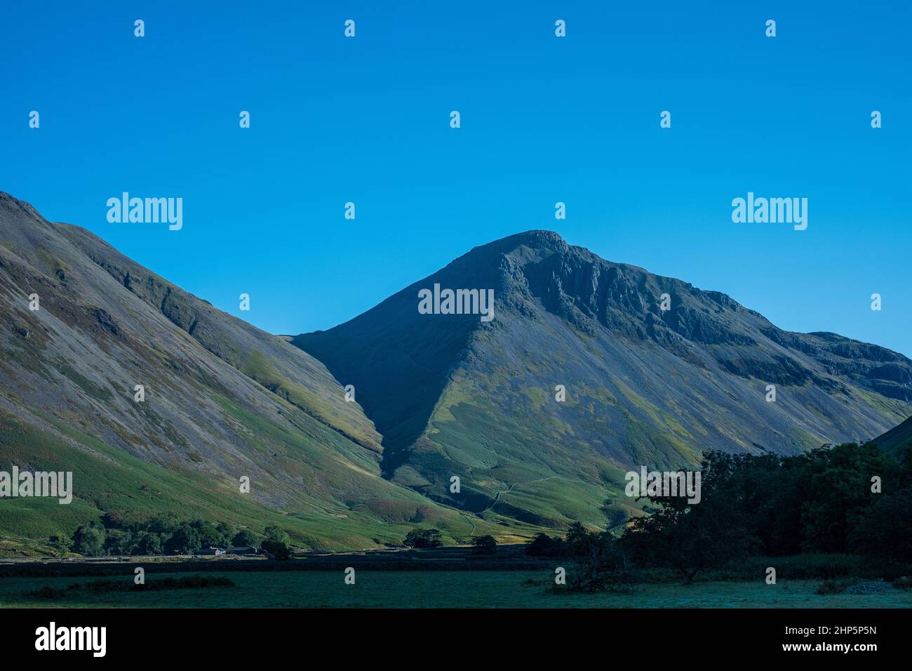 The Path to Scafell Pike, from Wasdale Head Stock Photo - Alamy