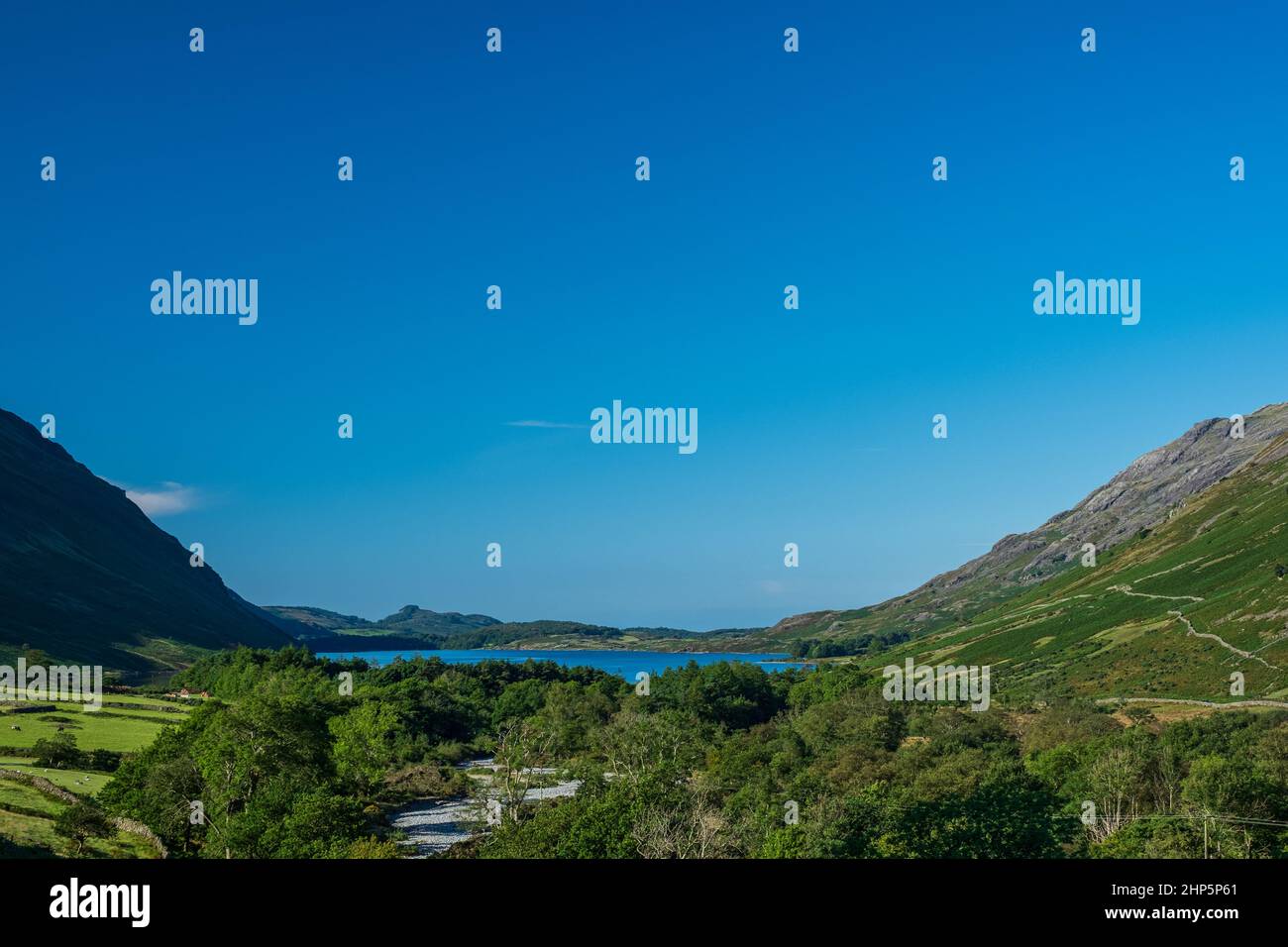 The Path to Scafell Pike, from Wasdale Head Stock Photo - Alamy