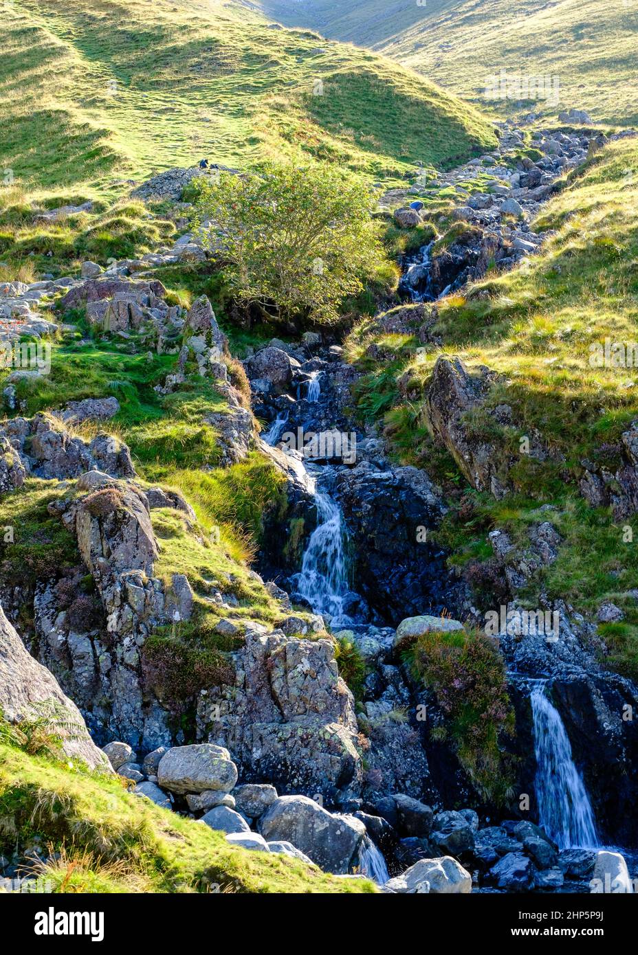 Stream on the Path to Scafell Pike, from Wasdale Head Stock Photo - Alamy