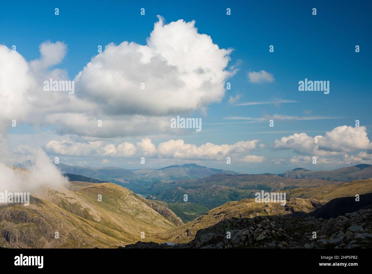 The Path to Scafell Pike, from Wasdale Head Stock Photo - Alamy