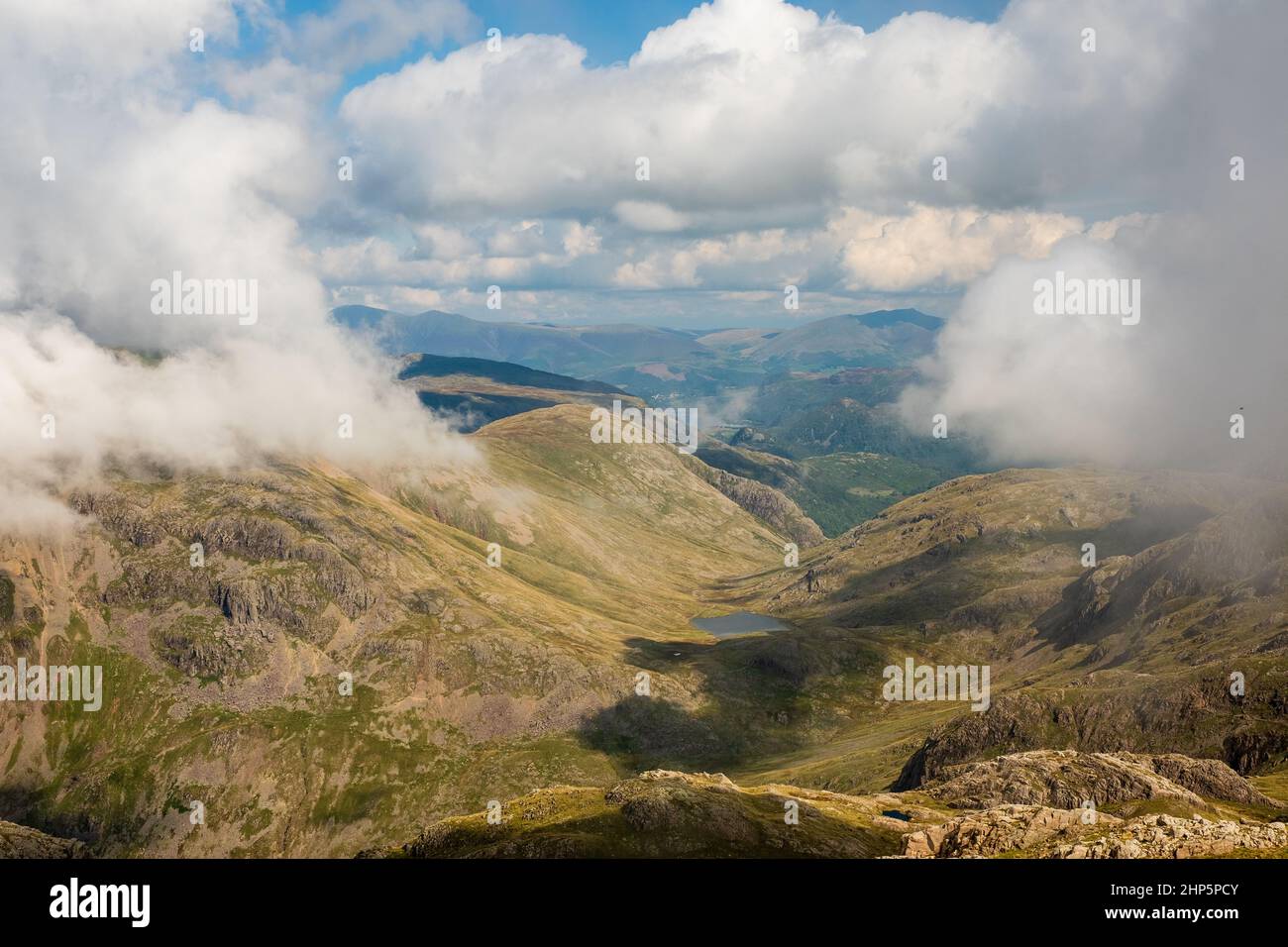 The Path to Scafell Pike, from Wasdale Head Stock Photo - Alamy