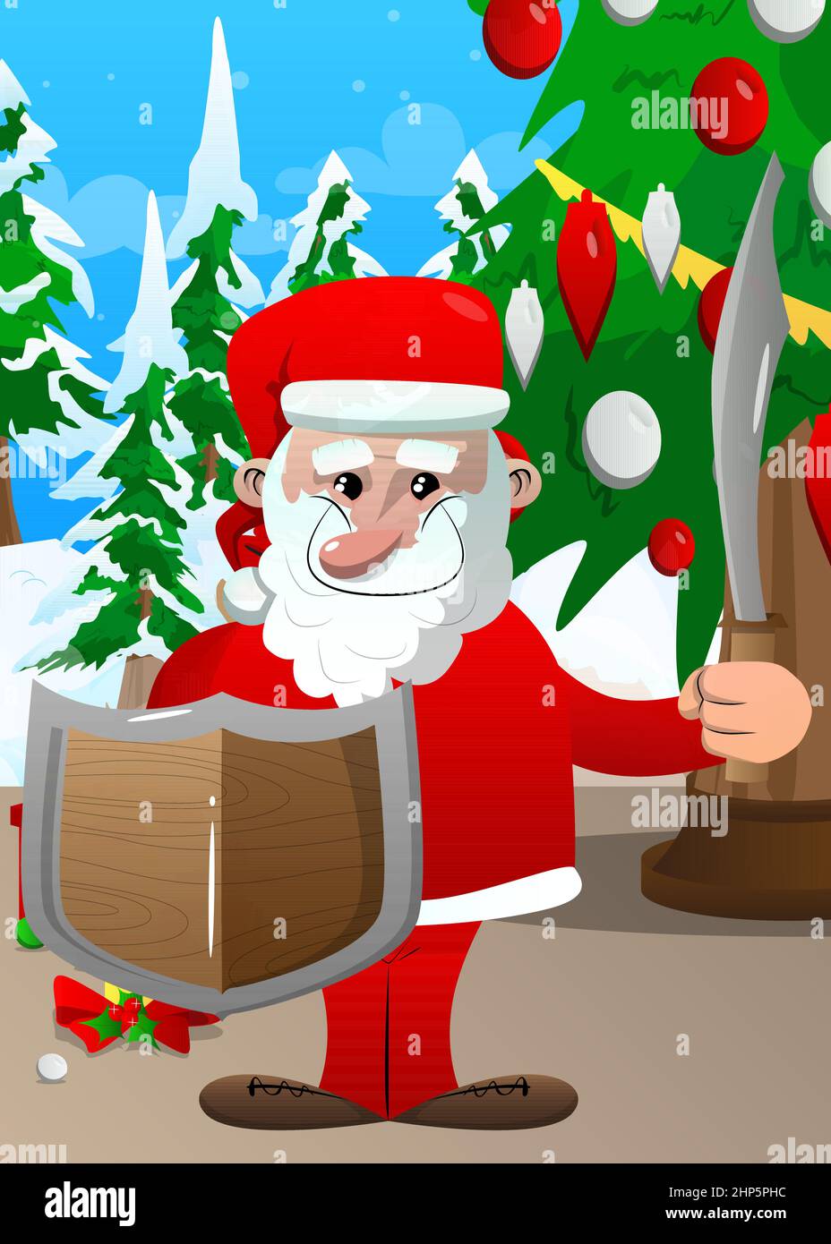 Cartoon knight in armor sword hi-res stock photography and images - Alamy