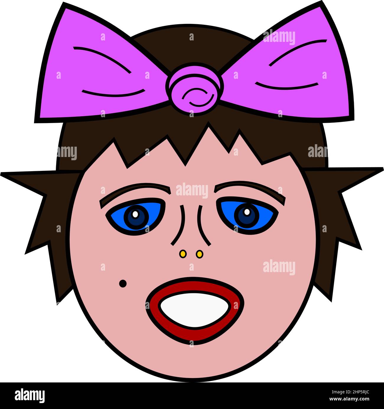 Girl with comic hi-res stock photography and images - Alamy