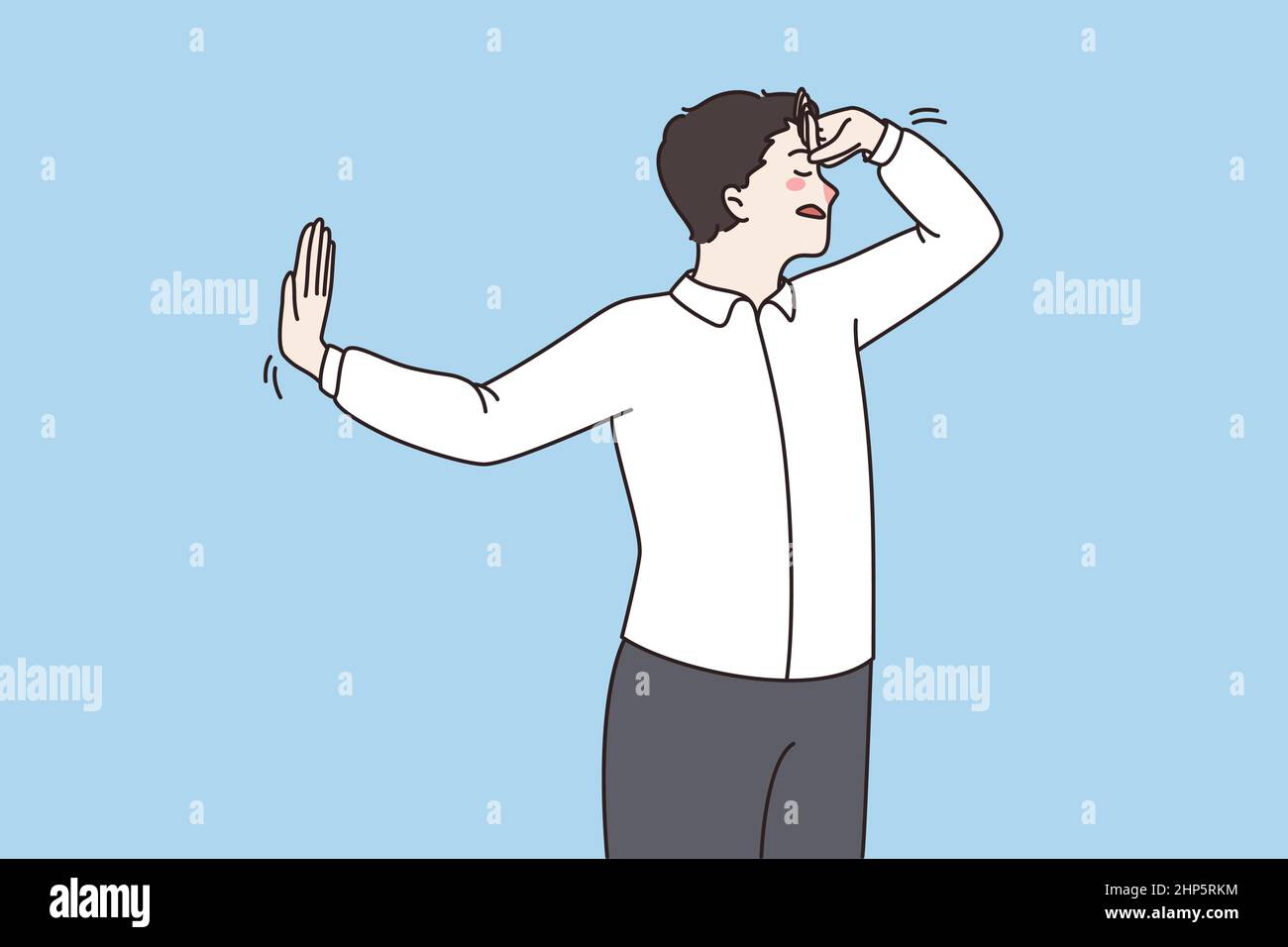 Displeased no Stock Vector Images - Alamy