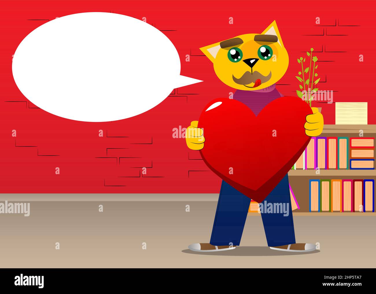 Cartoon big cat Stock Vector Images - Alamy