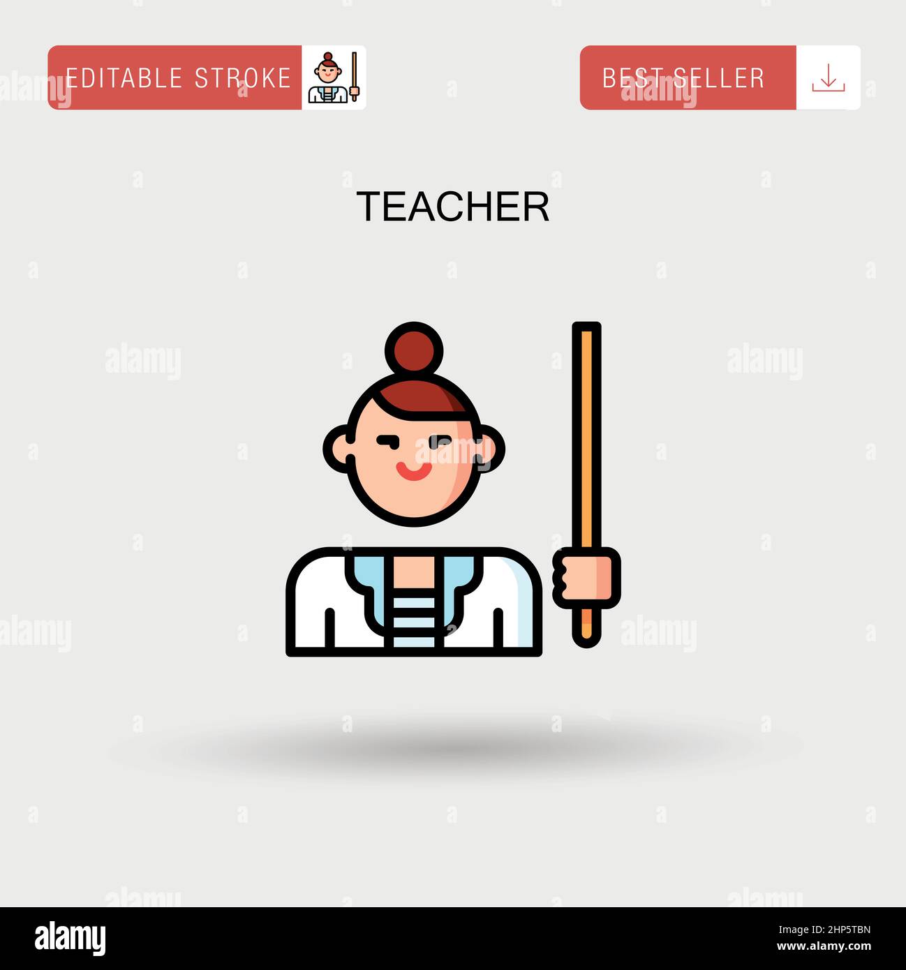 Classroom teacher and student Stock Vector Images - Alamy