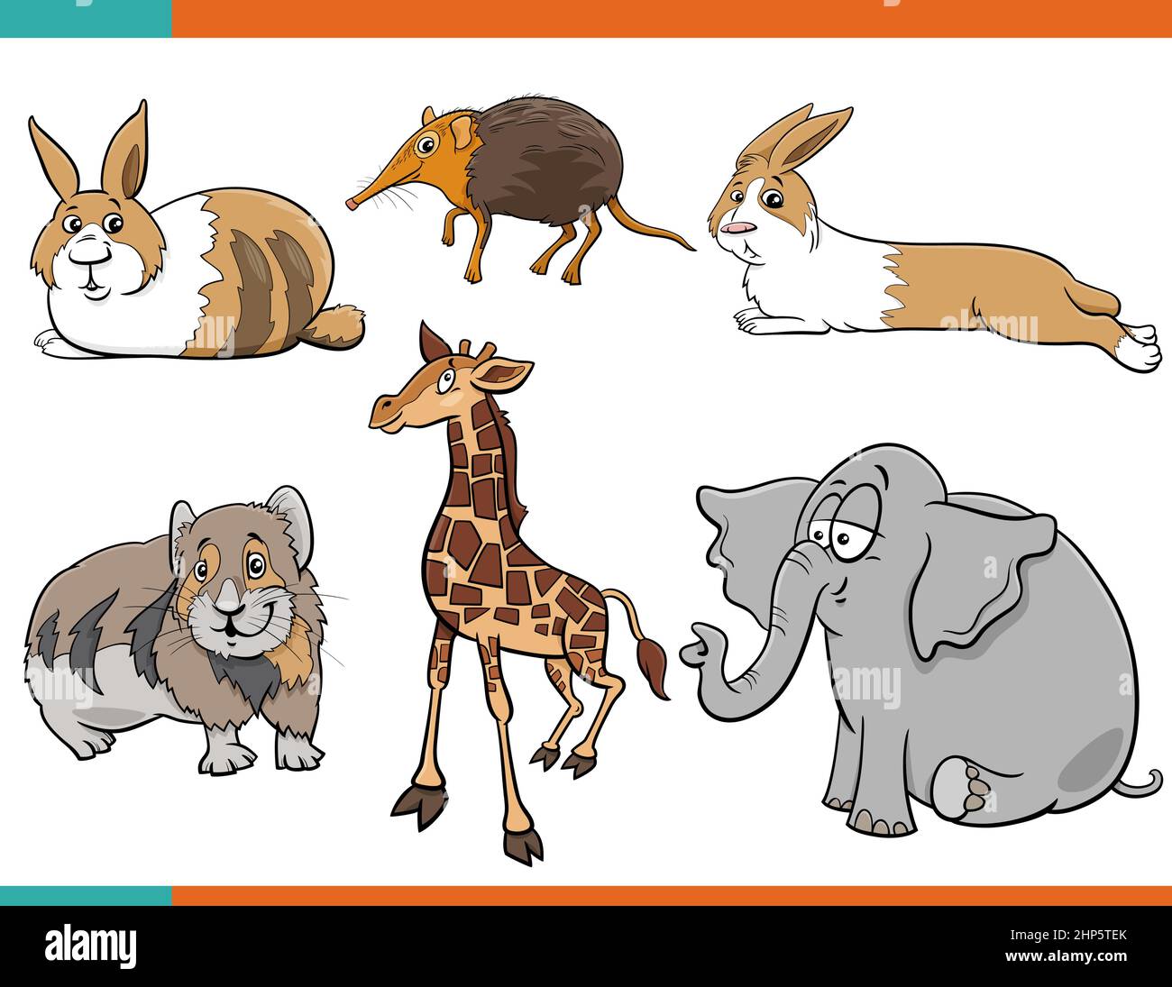 Cute animals characters Stock Vector Images - Alamy