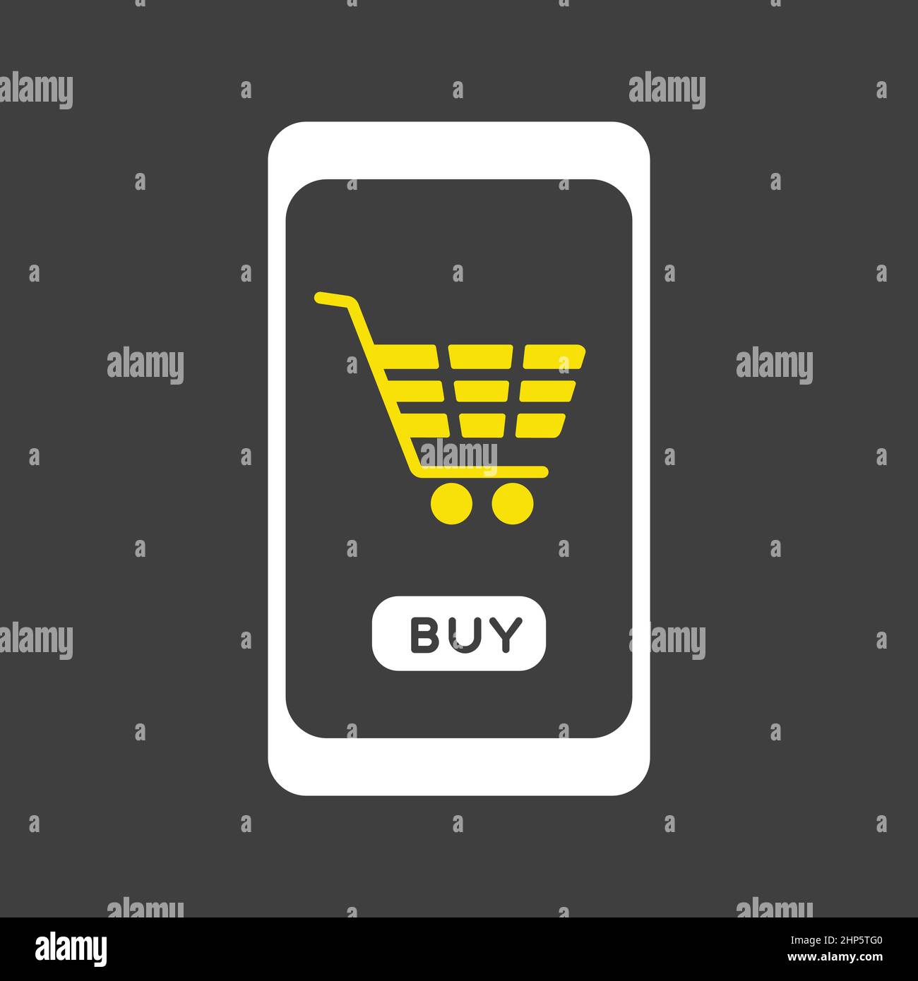 Phone online buy icon Stock Vector Images - Alamy