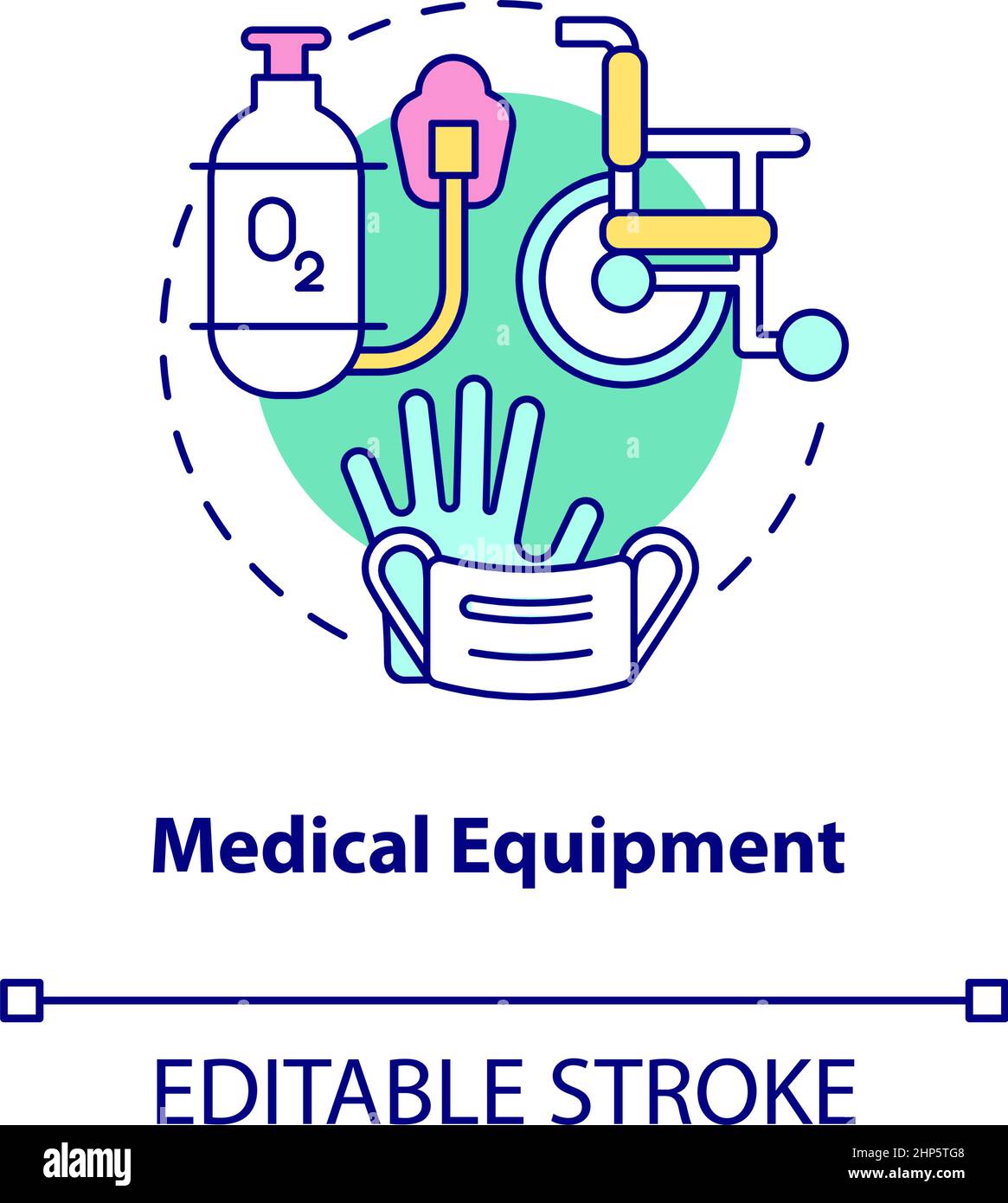 Medical equipment concept icon Stock Vector Image & Art - Alamy