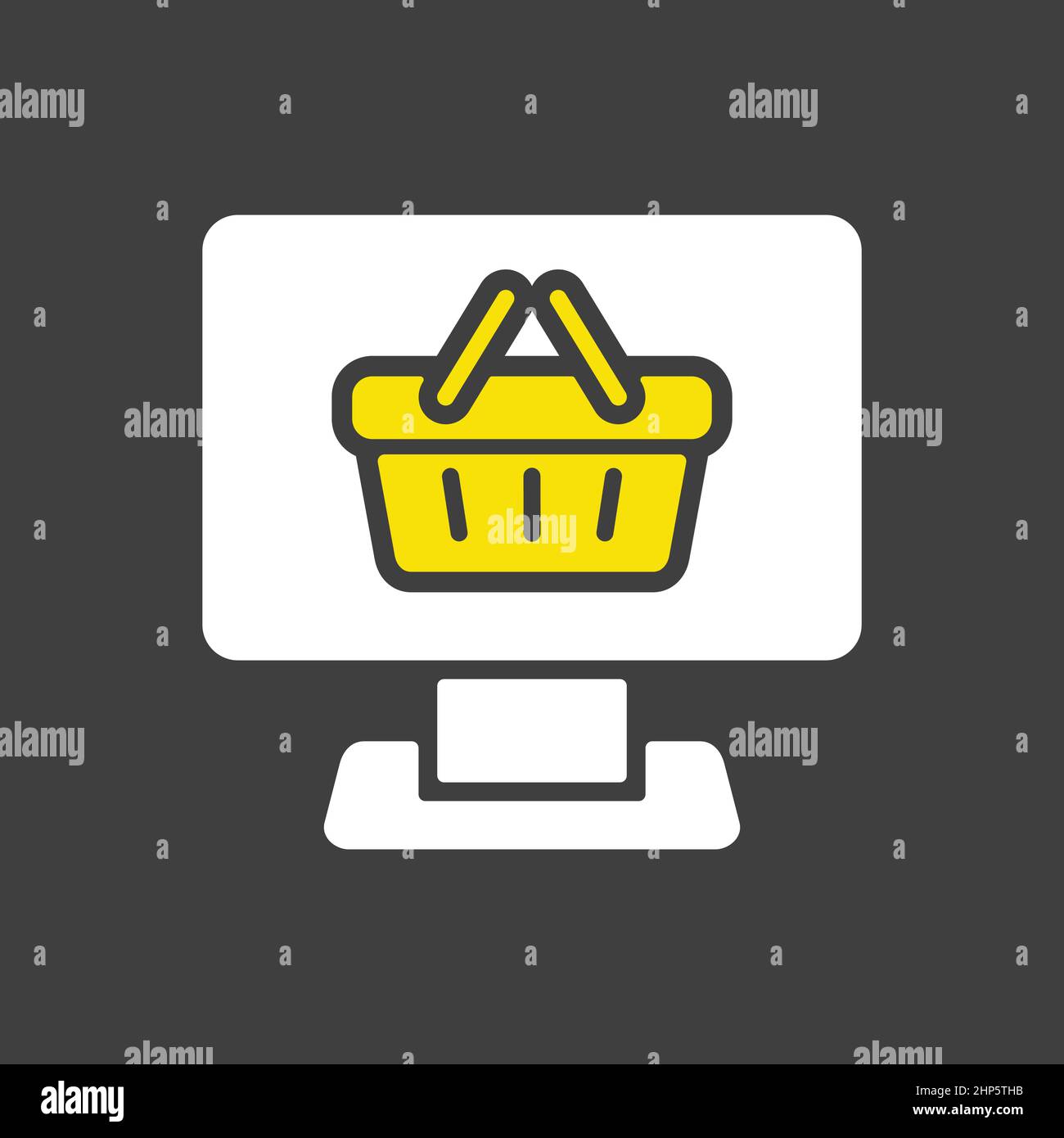 Cart icon vector Stock Vector Images - Alamy