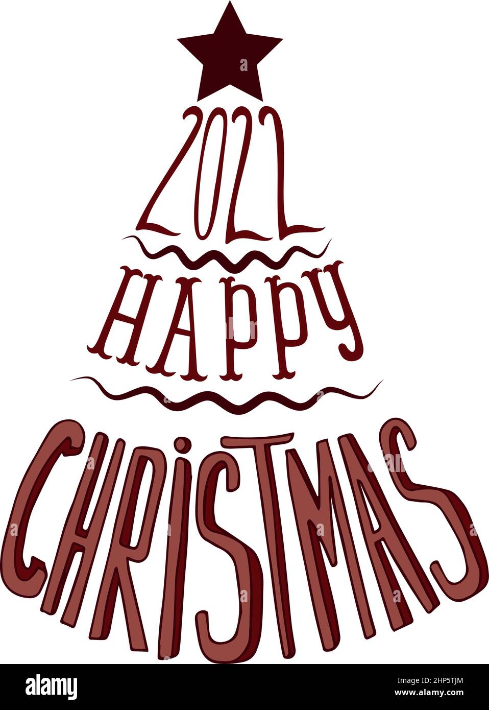 December holiday phrase Stock Vector Images - Alamy