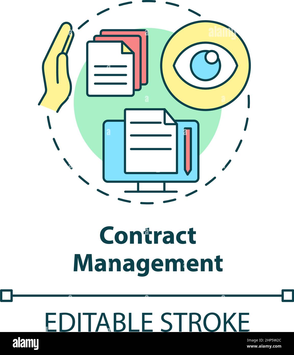 Business concept document automation Stock Vector Images - Alamy