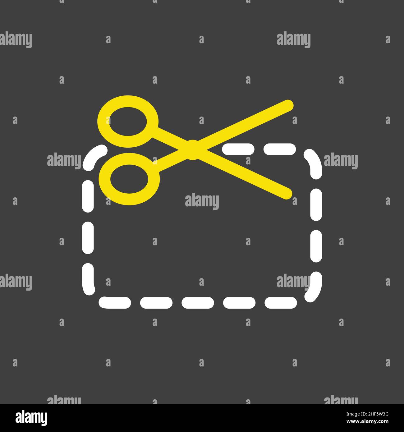 Voucher cut Stock Vector Images - Alamy