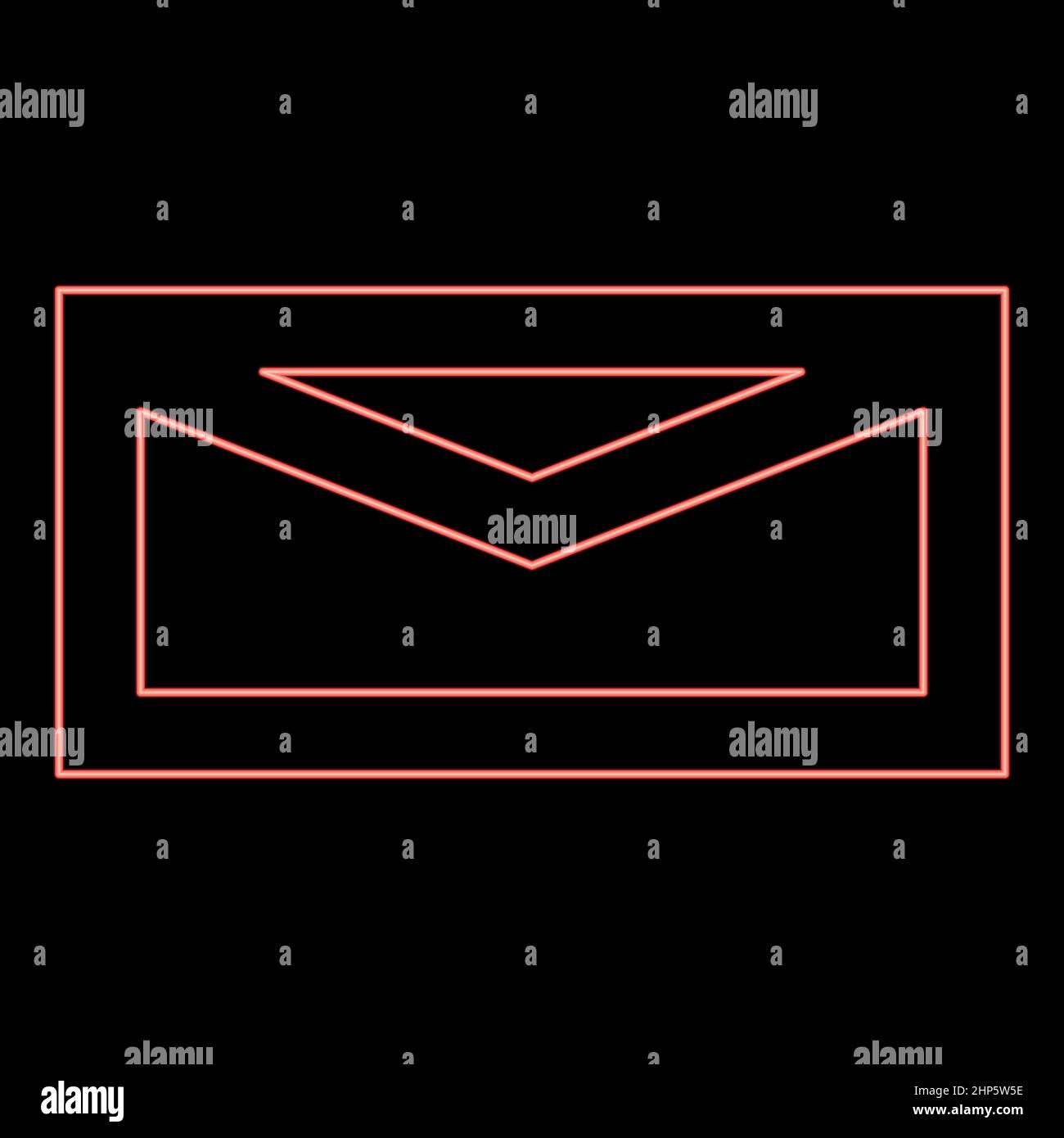 Neon email Stock Vector Images - Alamy