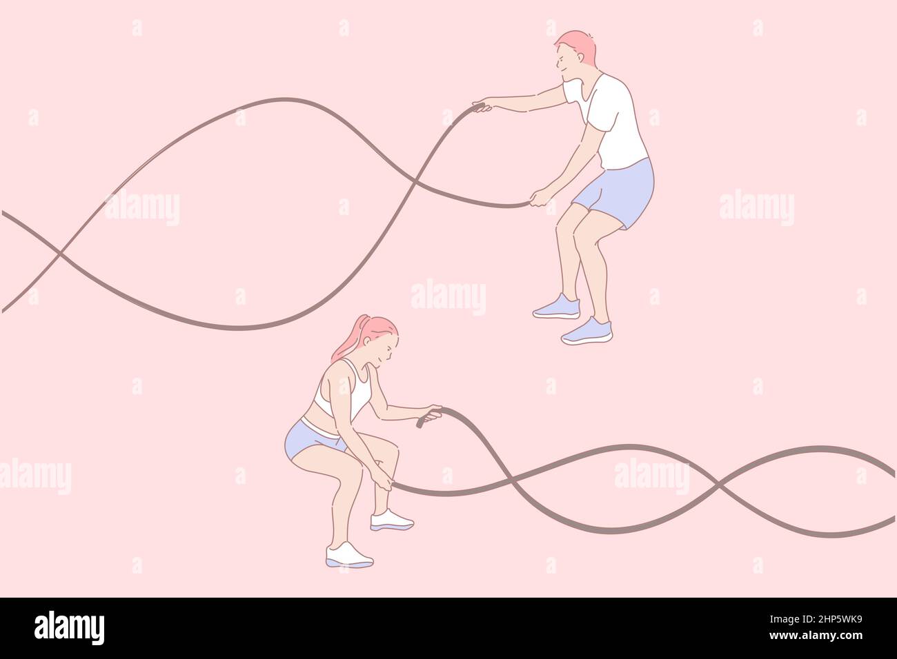 Rope acrobatics hi-res stock photography and images - Alamy