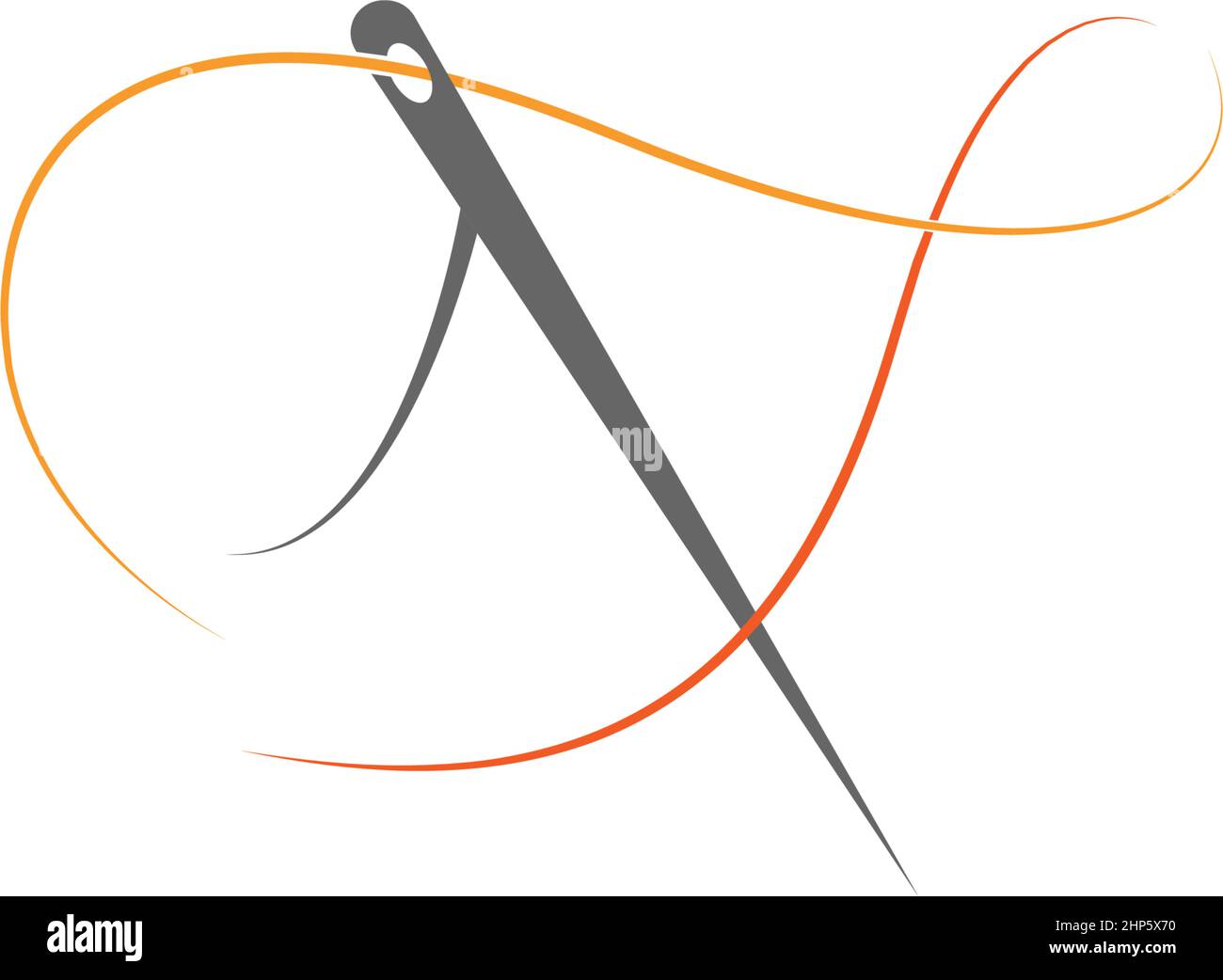 Needle icon logo illustration template Stock Vector Image & Art - Alamy