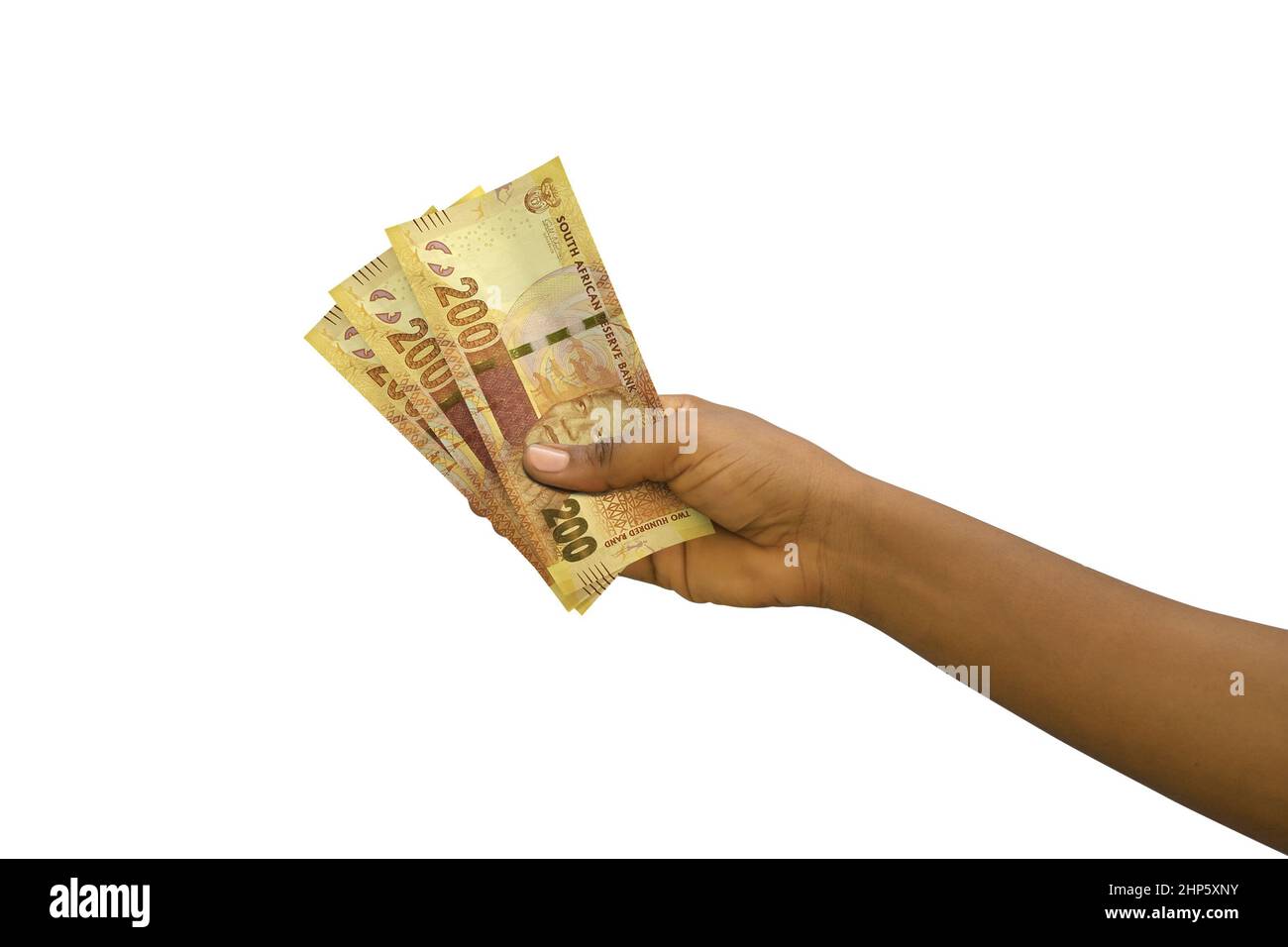 South african rand money cash Cut Out Stock Images & Pictures - Alamy