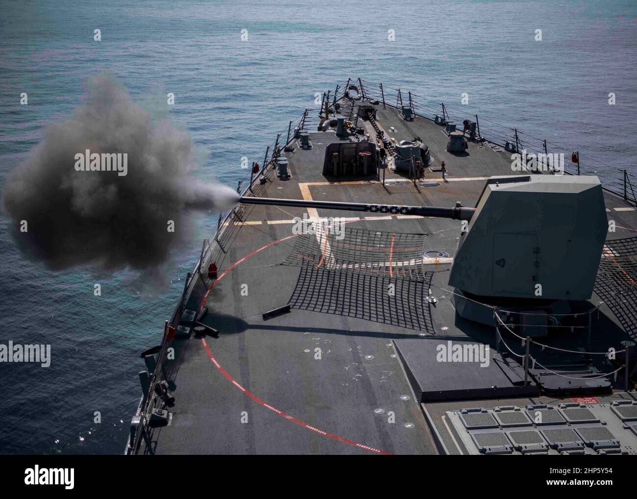 GULF OF OMAN (Feb. 17, 2022) Guided-missile destroyer USS Gridley (DDG ...